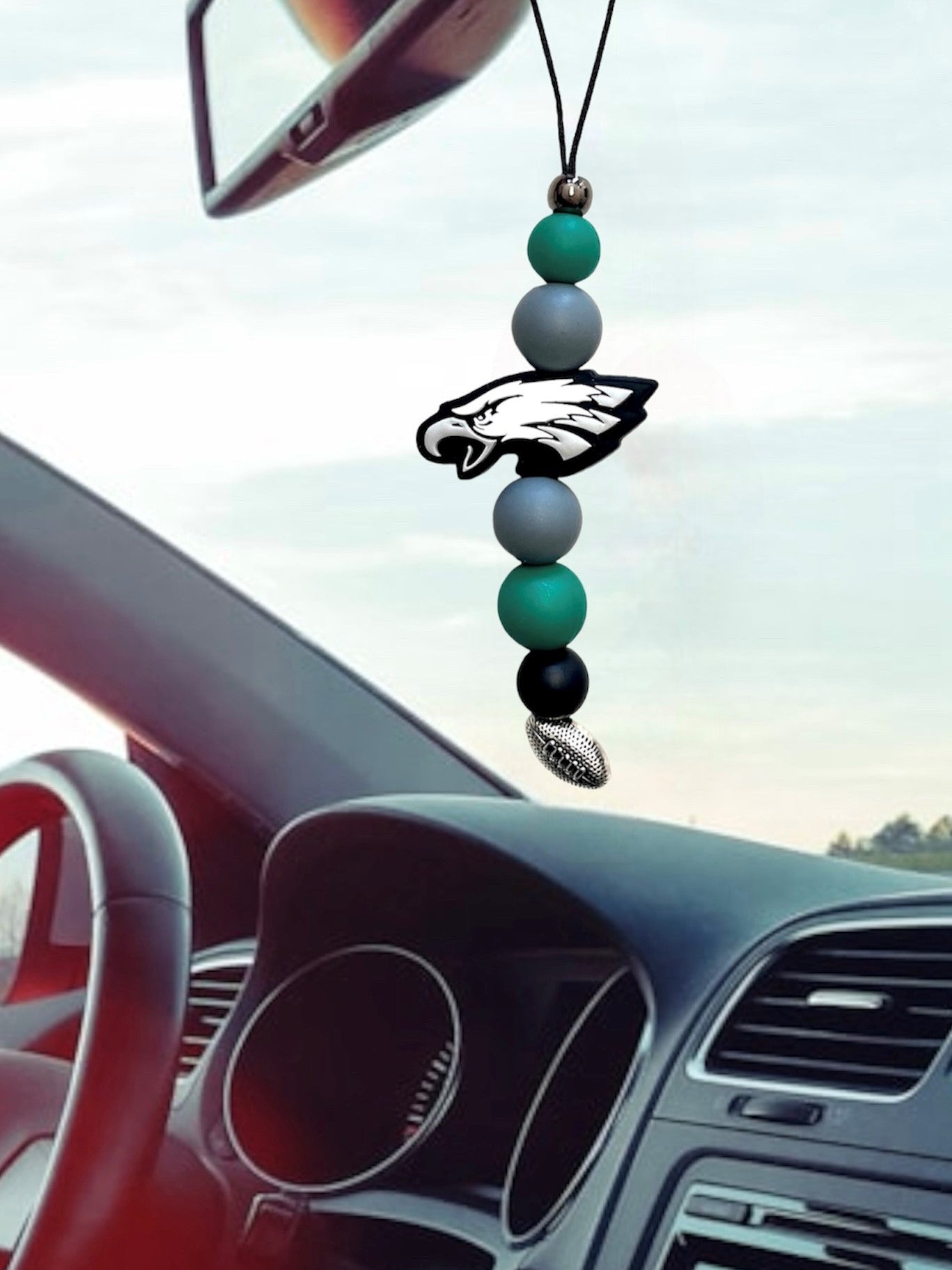 Eagles Car Charm Rearview Mirror Dangle derbecca